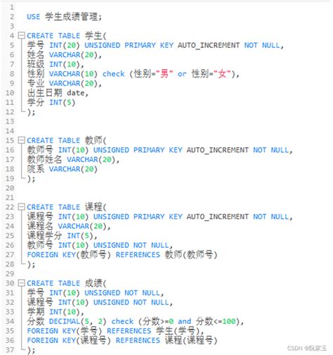 【学生成绩管理系统设计（用my Sql实现）】基于mysql的学生成绩管理系统毕业设计 Csdn博客