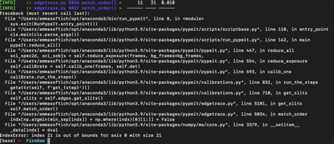 Indexerror Index 21 Is Out Of Bounds For Axis 0 With Size 21 · Issue 1547 · Pypeitpypeit · Github