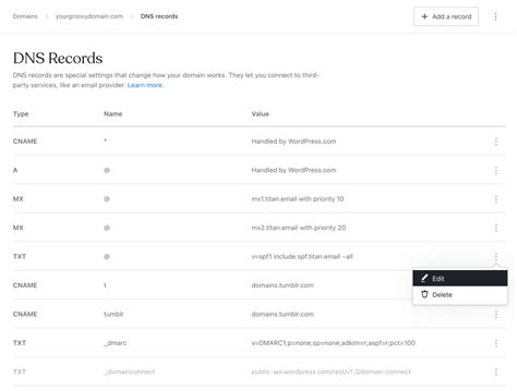 Manage Your Dns Records Support