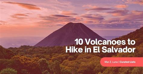 10 Volcanoes To Hike In El Salvador Homeschool Spanish Spanish