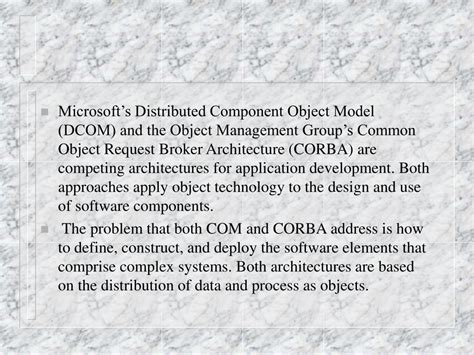 Ppt Object Technologies Corba Vs Dcom Powerpoint Presentation Free Download Id5342122
