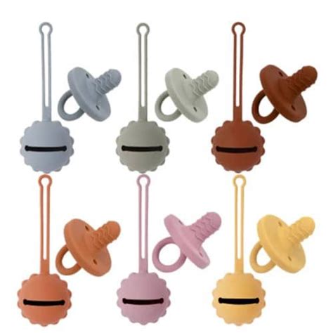 Bulk Buy Custom Silicone Pacifier Holder Wholesale Jution Silicone