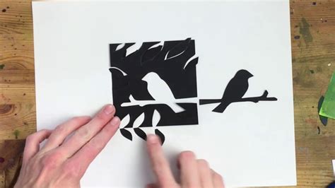Japanese Notan Art Tutorial Youtube