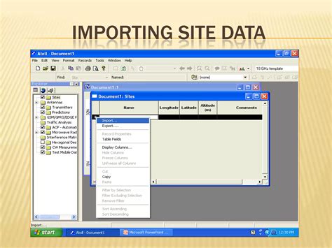 Network Planning And Optimization Using Atoll Pptx