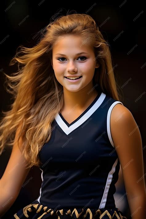 Premium Ai Image Girl Full Body Standing In Gymnastics Uniform
