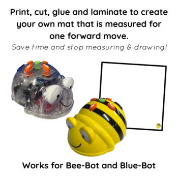 Blank Bee Bot Mat Digital Editable Printable TpT