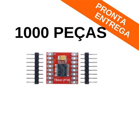 Kit 1000 Peças Driver Tb6612fng Duplo Ponte H Motor 1a 15a Arduino L298n Outros Achei