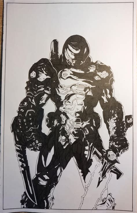 Doom X Chainsaw Man Comic I Made For Art Class R Doom