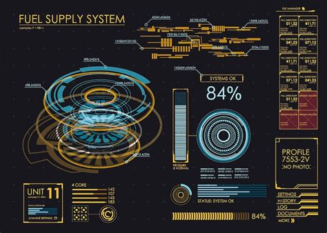 Premium Vector Hud Ui For Business App Futuristic User Interface Hud And Infographic Elements