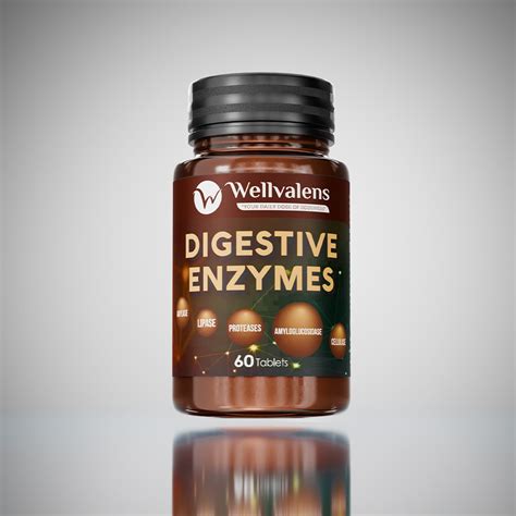 Digestive Enzymes 60 Tablets Wellvalens