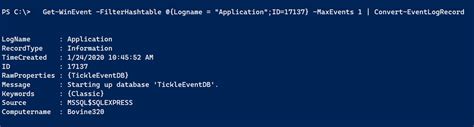 Better Event Logs With Powershell The Lonely Administrator