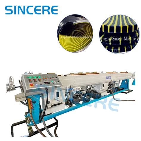 Hdpe Structured Wall Corrugated Plastic Pipe Manufacturing Machinery