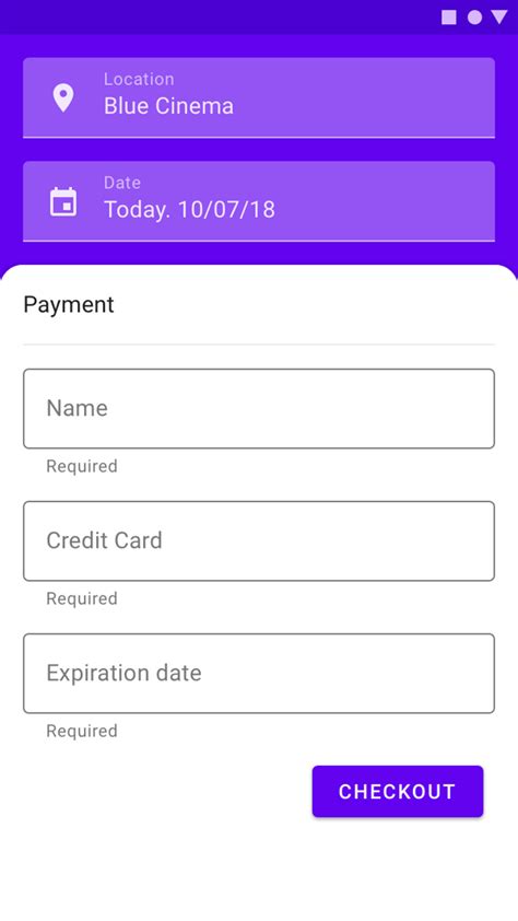 Forms Android Material Design Should Text Field And Button Have Same Size User Experience