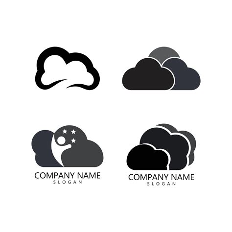 Cloud Logo Vector 2878583 Vector Art At Vecteezy