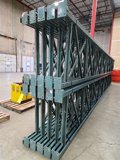 20x Unarco Pallet Rack Teardrop Uprights 32 T X 42 D 7 X 5 Foot