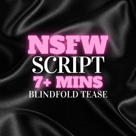 NSFW Script For Onlyfans Adult Creators Teasing Script For Adult Models Fansly Camgirl Video