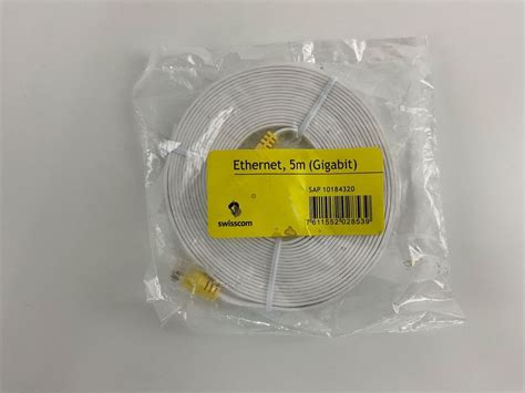 Swisscom Ethernet Kabel 5 Meter Neu Kaufen Auf Ricardo