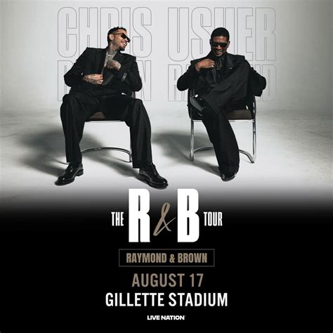 Gillette Stadium Chris Brown And Usher The Randb Tour Patriot Place