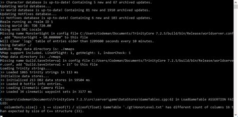 Dbc Maps Mmaps Vmaps Problems Page 38 Help And Support Trinitycore