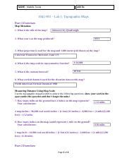 Understanding Topographic Maps Metadata Scales And Slopes Course Hero