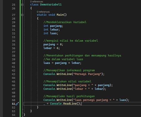 Mengenal Variabel Pemrograman Csharp 2023