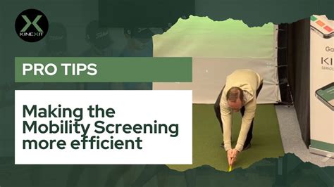 Pro Tip Making Your Mobility Screening More Efficient Youtube