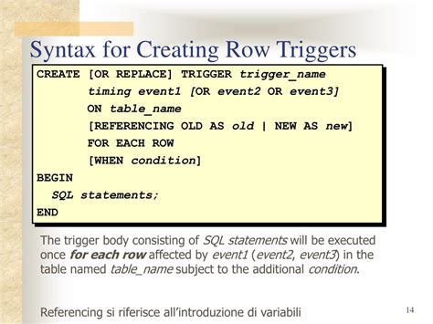 Ppt Procedural Extension To Sql Using Triggers Powerpoint