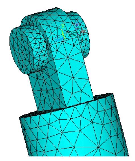 FE Model And Nonlinear Contact Analysis Results Exported By ANSYS A Download Scientific