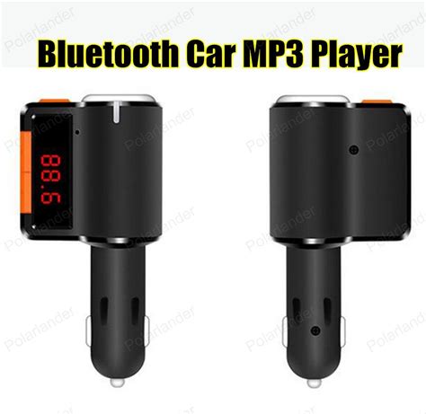 Car Bluetooth FM Transmitter Kit MP PlayerModulator Handsfree LCD With Dual USB Charger