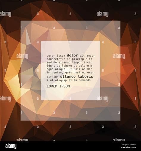 Geometric Triangular Abstract Vector Background Stock Vector Image And Art Alamy