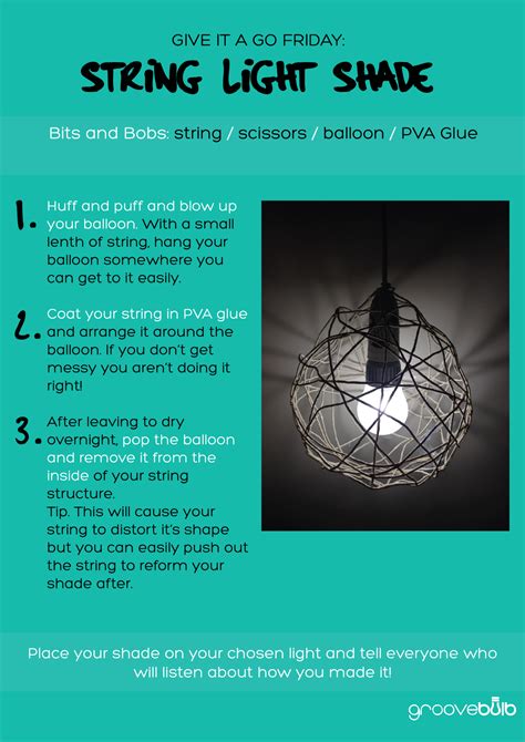 Shabby Chic String Light Shade