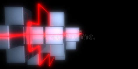 3d Abstract Background Cubes 3d Illustration Stock Illustration Illustration Of Modern