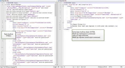 New Feature Highlight Clean XHTML Output In MadCap Flare 2017