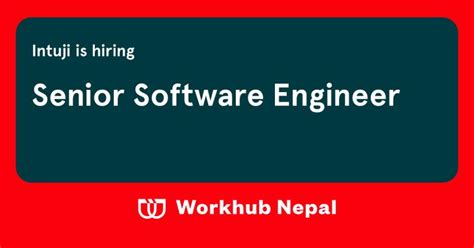 Workhub Nepal On Linkedin Senior Software Engineer