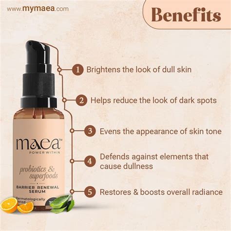 Barrier Renewal Serum Benefits Serum Benefits Skincare Infographic