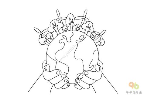 保护环境简笔画大全系列二 其他节日简笔画