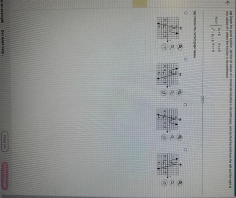 Solved ← A Graph The Given Function B Find All Values