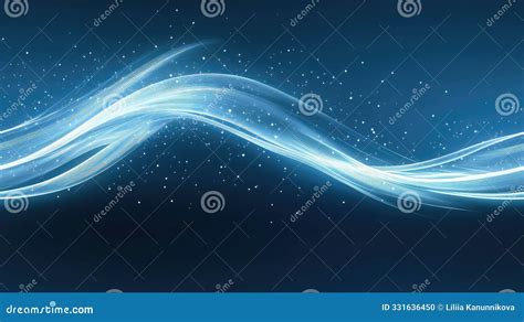 A Dynamic Wave Pattern Showcases White Glowing Lines Against A Light