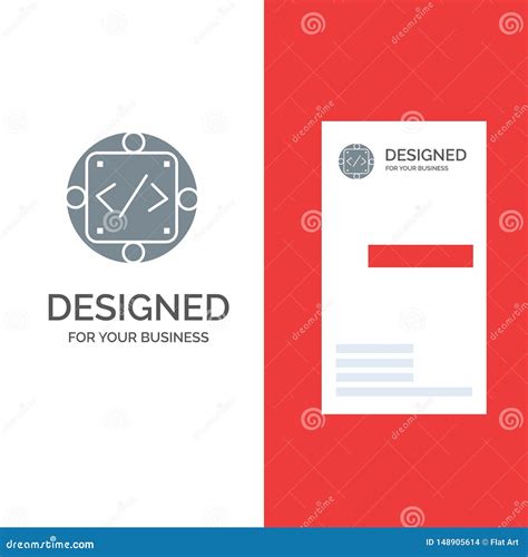Code Custom Implementation Management Product Grey Logo Design And