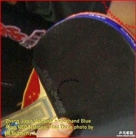 Zhang Jike Equipment Pingsunday