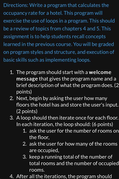 solved directions write a program that calculates the
