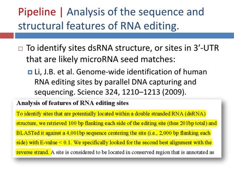 Ppt Comprehensive Analysis Of Rna Seq Data Reveals Extensive Rna Editing In A Human