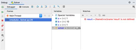 Part Debugging Python Code Pycharm
