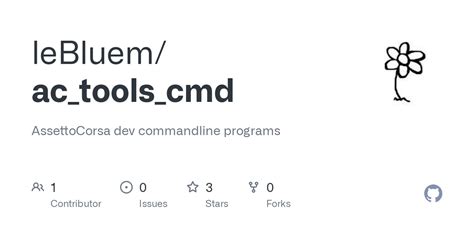 Github Lebluemactoolscmd Asetto Corsa Dev Commandline Programs