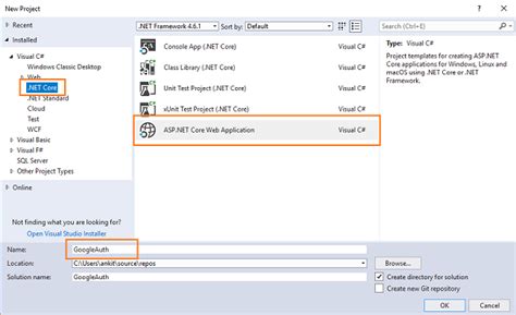Authentication Using Google In Asp Net Core
