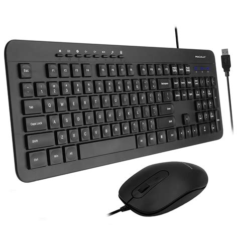 Macally Wired Keyboard And Mouse Combo Plug Play Usb Keyboard Desertcart Australia