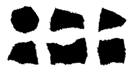 검은 찢어진 종이 줄무늬 세트입니다 사실적인 종이는 가장자리가 찢어진 스크랩입니다 메모장에서 찢어진 종이를 사용하여 메시지 메모 페이지 또는 배너를 표시합니다 벡터 컬렉션