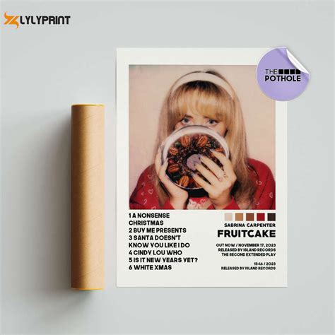 Sabrina Carpenter Posters Fruitcake Poster Album Cover Poster Print