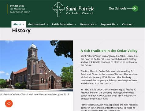 Lpi On Linkedin We Are Proud To Share The New Website Design We Delivered To St Patrick…