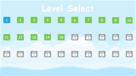 Game Level Select